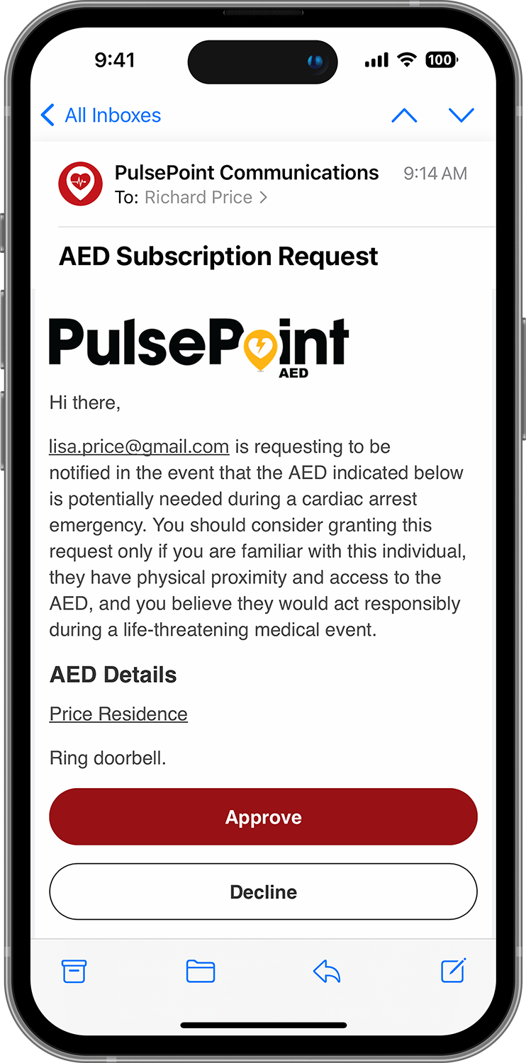 PulsePoint | 911-initiated AED Response: AED-needed Alerts