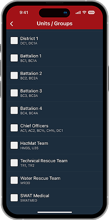 PulsePoint | PulsePoint Respond Unit Group Notifications